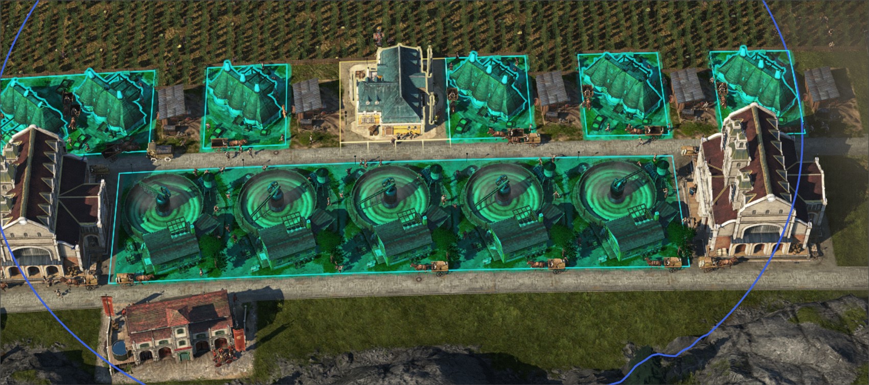 Anno 1800: Optimierung von Hopfen-Farmen in der alten Welt