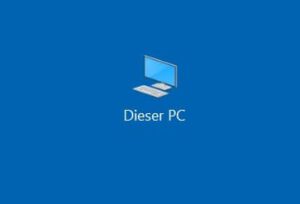 Windows: Desktopsymbol "Dieser PC" weg – Lösung