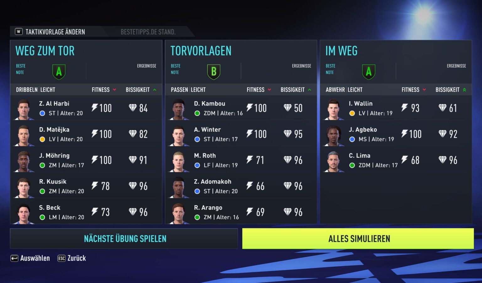 FIFA 23: Training überspringen leicht gemacht