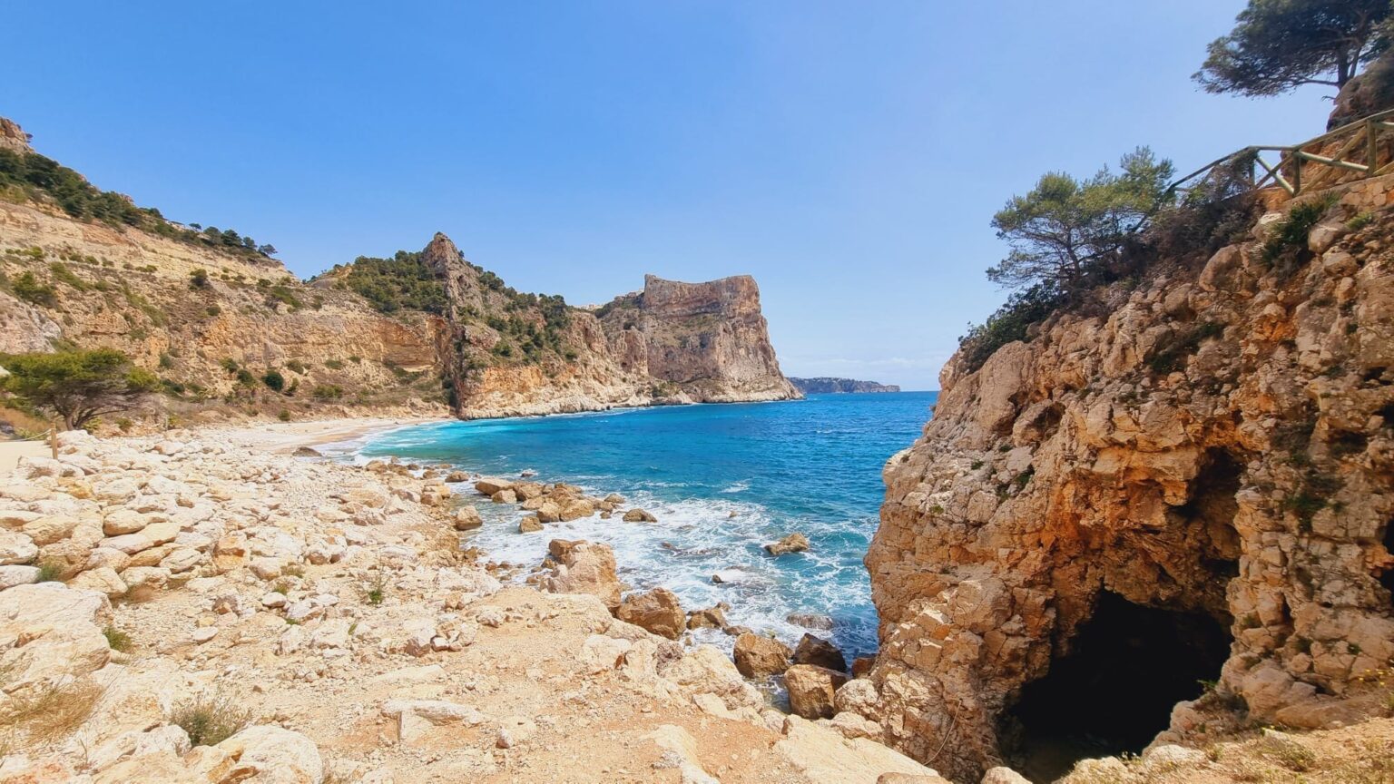 Cala Moraig an der Costa Blanca: Strand/Beach, Parken und Geheimtipp in ...